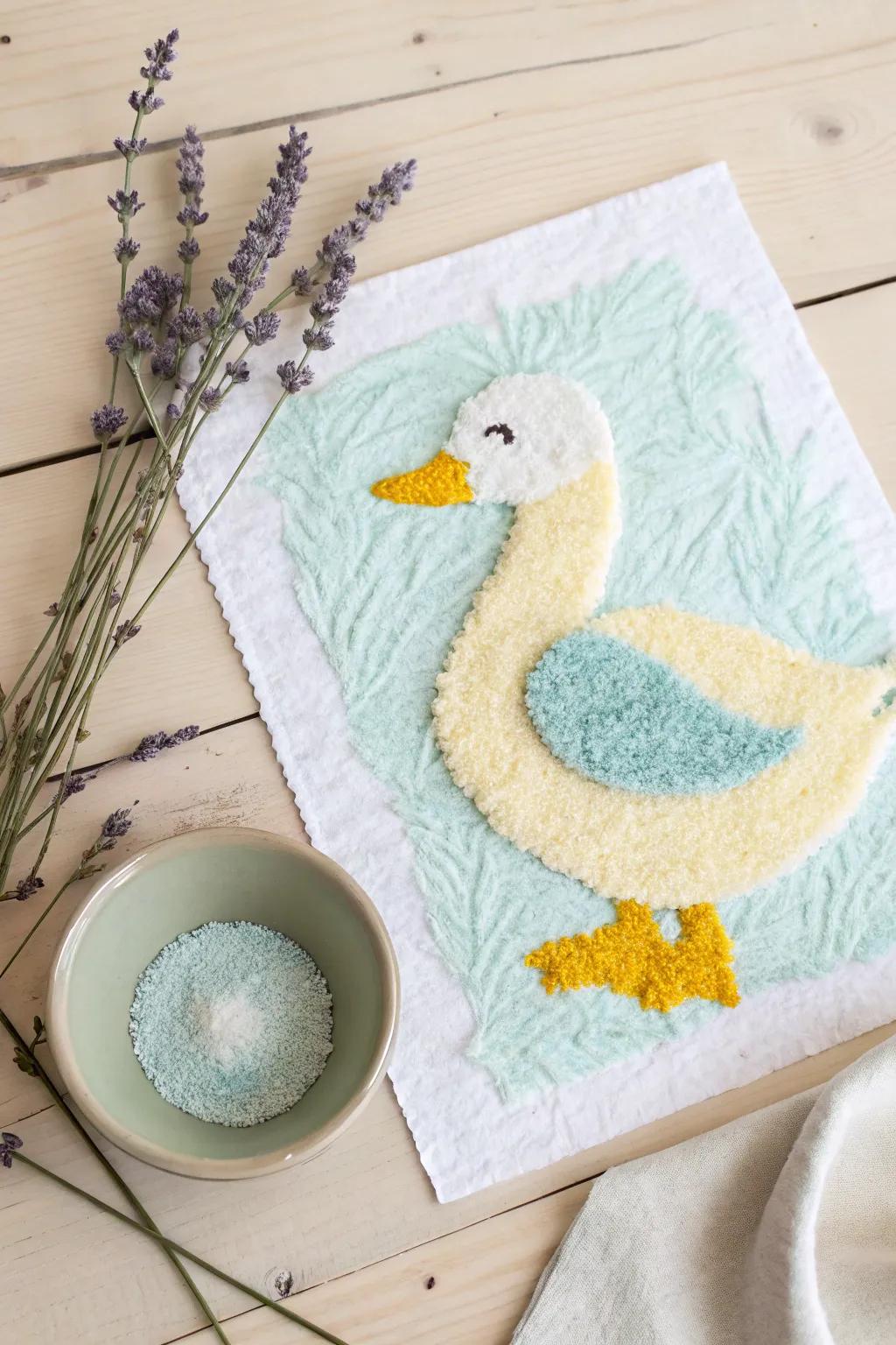 Unique Duck Art Styles for Preschoolers - Pines & Paint
