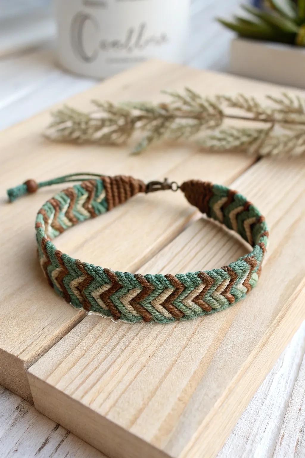 Chevron Bracelet Color Combinations & Style - Pines & Paint