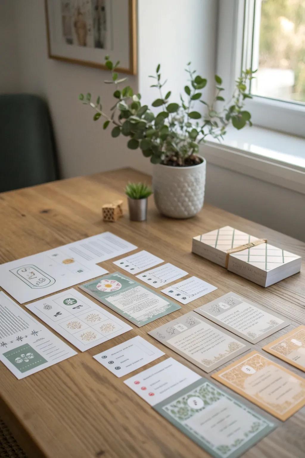 Board Game Card Design Styles & Themes - Pines & Paint