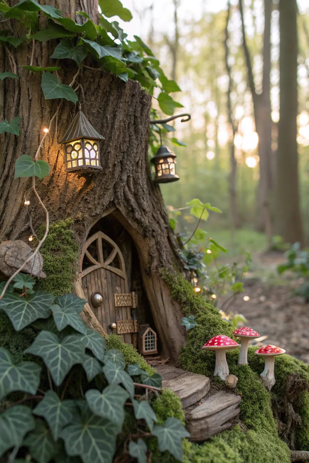 Stylish Ways to Elevate Tree Stump House Aesthetics - Pines & Paint