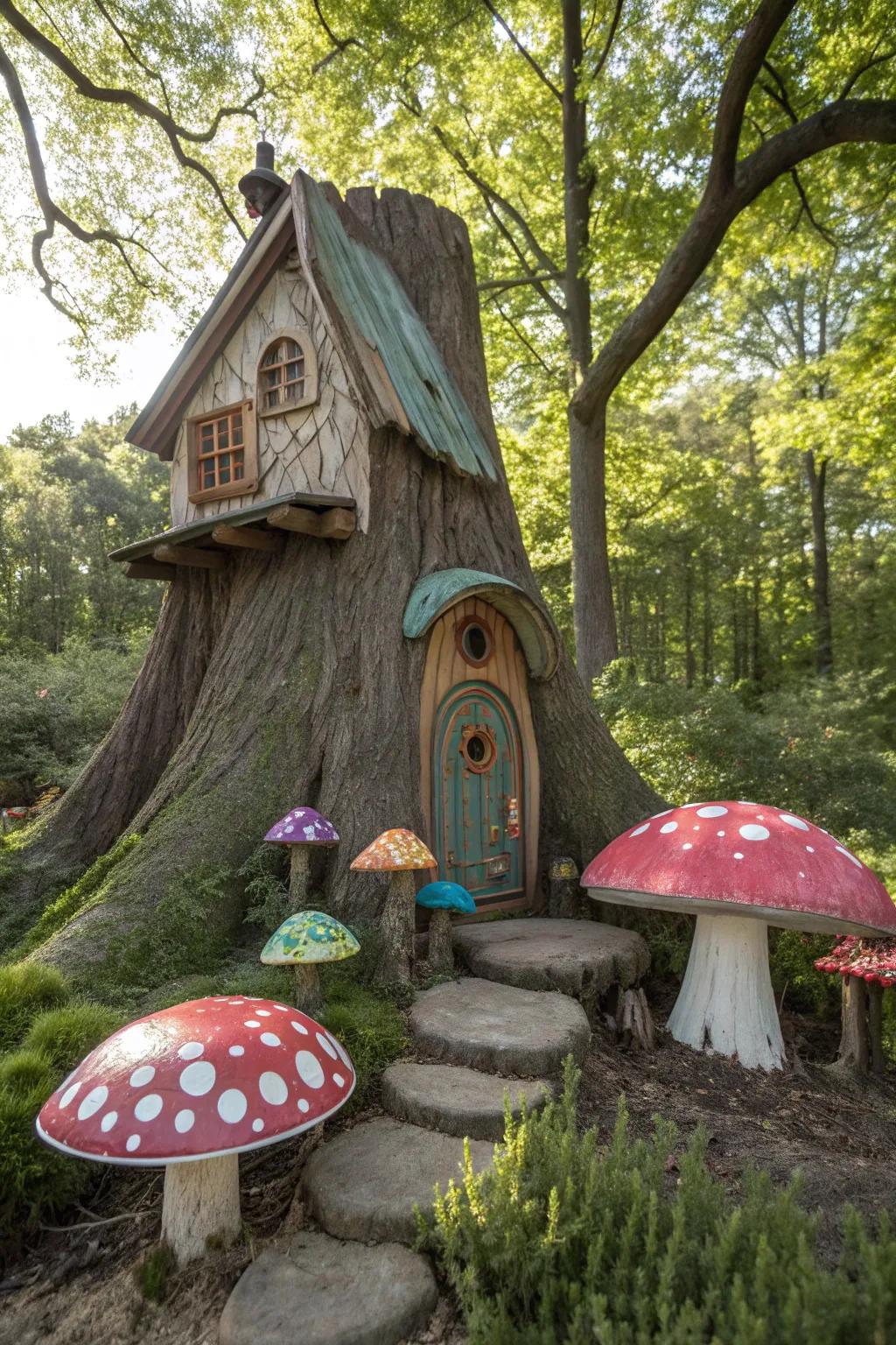 Stylish Ways to Elevate Tree Stump House Aesthetics - Pines & Paint